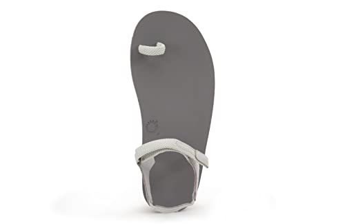 Xero Shoes Women's Jessie Lightweight Sandal - Barefoot Minimalist Sandal Oyster Gray,7