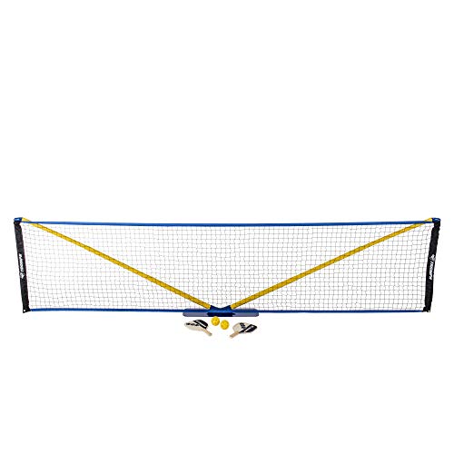 Triumph Sports Multi-Sport Versatile Combo Outdoor Game Net Set Includes Volleyball, Badminton, and Pickleball, Blue (35-7510-2)