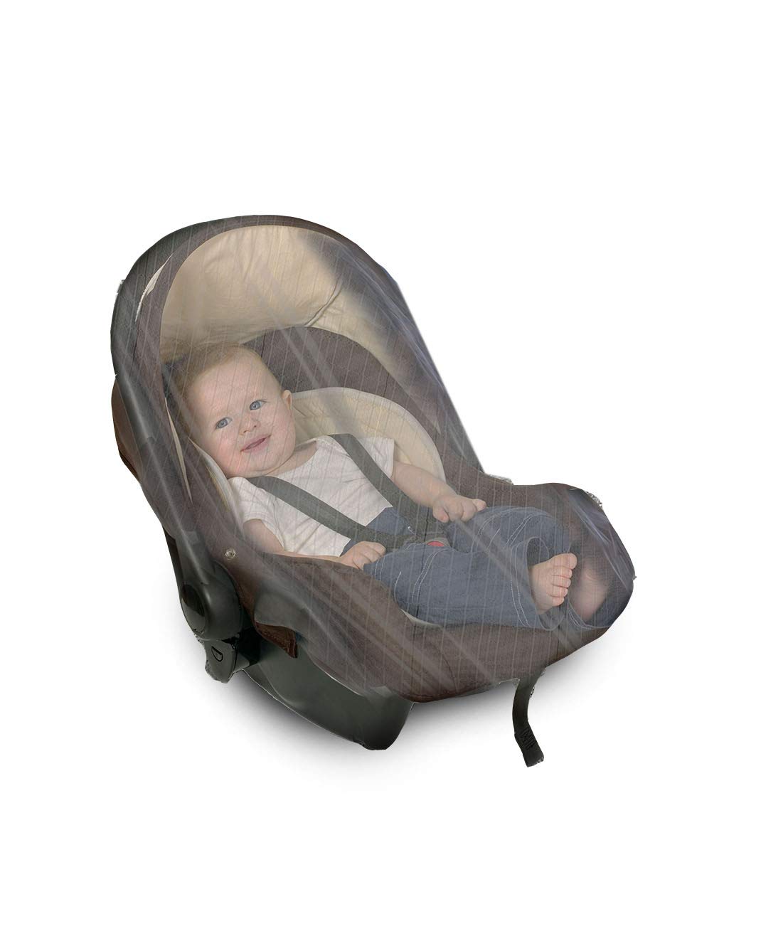 Universal Infant Stroller, Infant Car Seat Mosquito Net Solar Protective Fits Strollers, Car Seats, Bassinets and Playpens Made in The USA