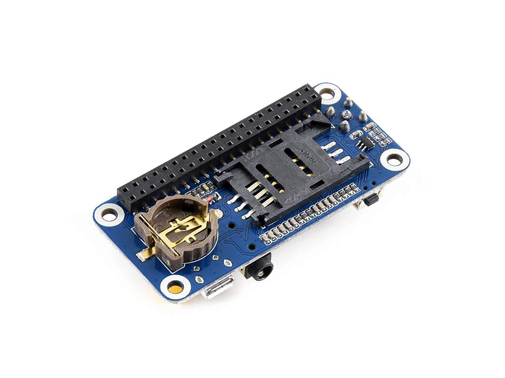 Waveshare GSM/GPRS/GNSS/Bluetooth HAT for Raspberry Pi 2B/3B/3B+/Zero/Zero W Based on SIM868 Support SMS Data Transfer ect.