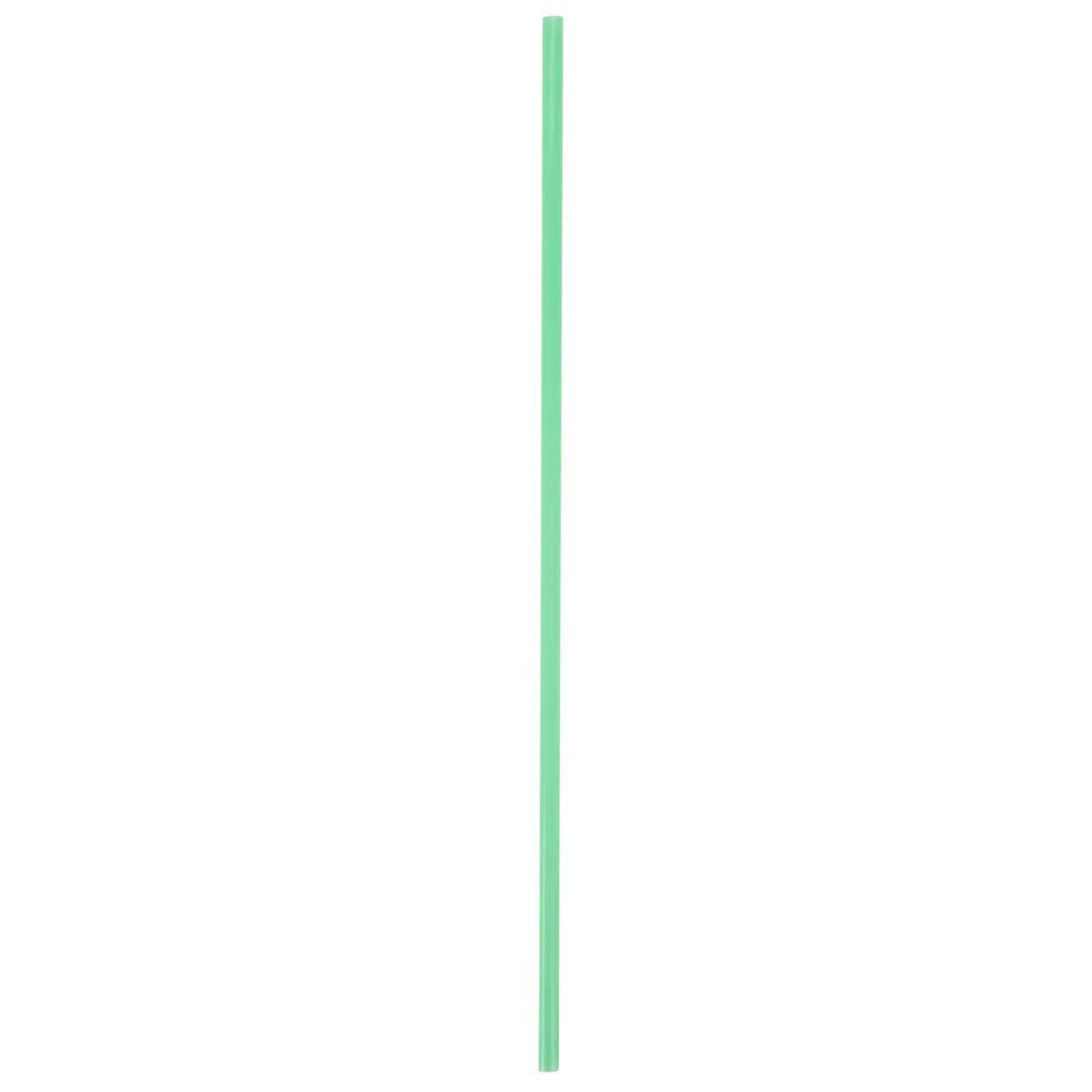 TableTop King 7 7/8" Green Unwrapped Collins Straw - 5000/Case