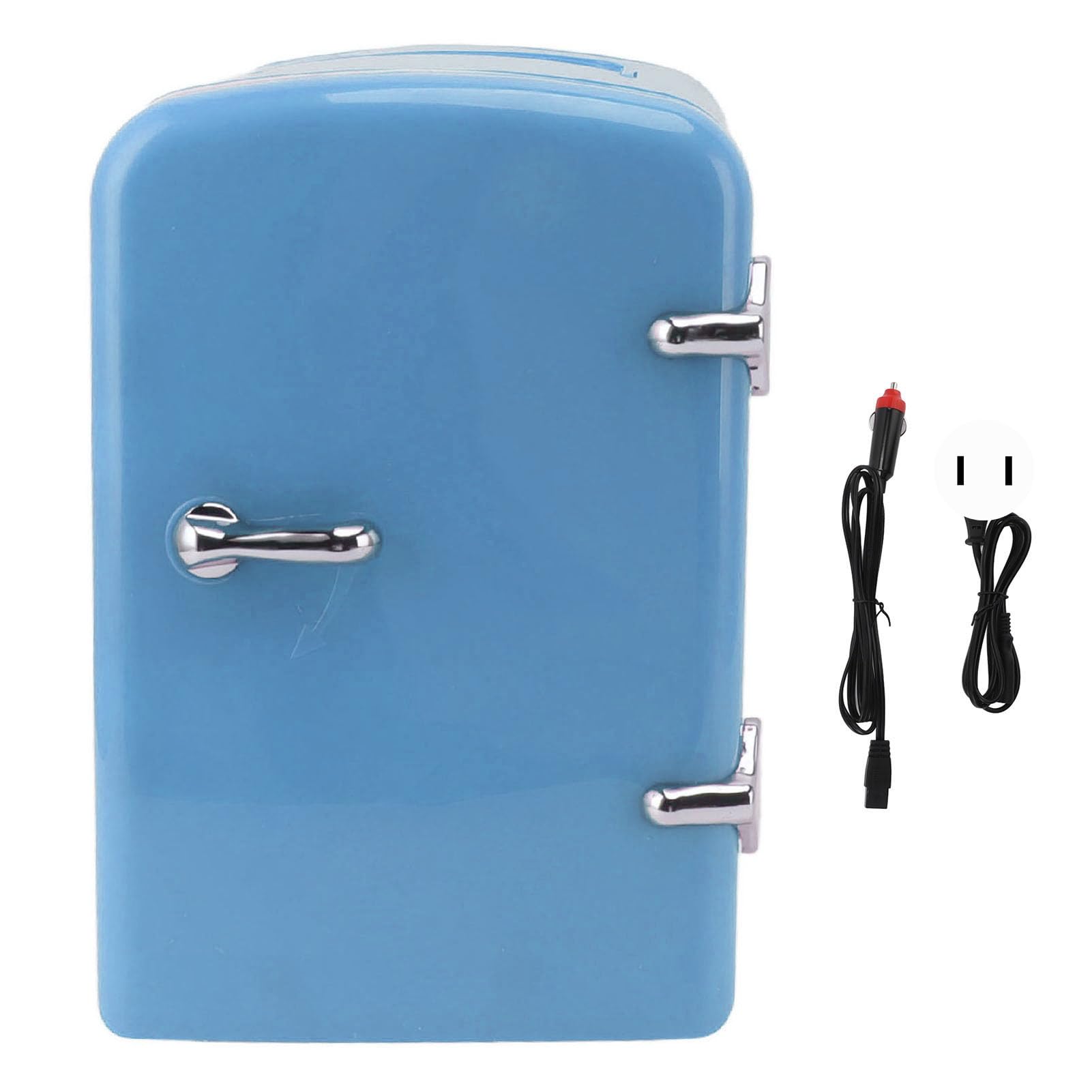 TARSHYRY Mini Fridge, 4L Portable Cooler Warmer Portable Thermoelectric Cooler and Warmer Refrigerators Personal Refrigerator Includes DC12V Car Plug for Makeup Skincare Beverage
