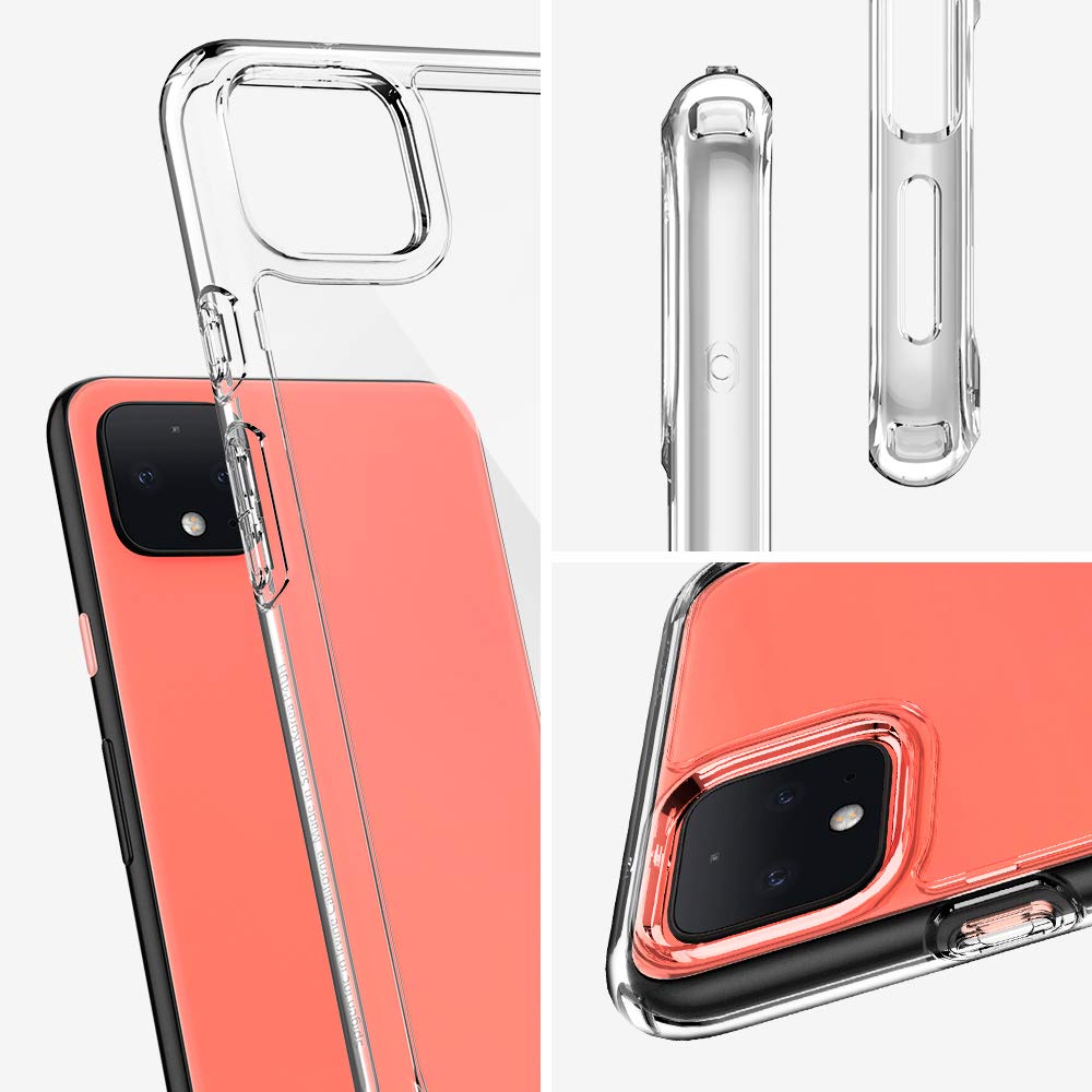 Spigen Ultra Hybrid Designed for Google Pixel 4 XL Case (2019) - Crystal Clear