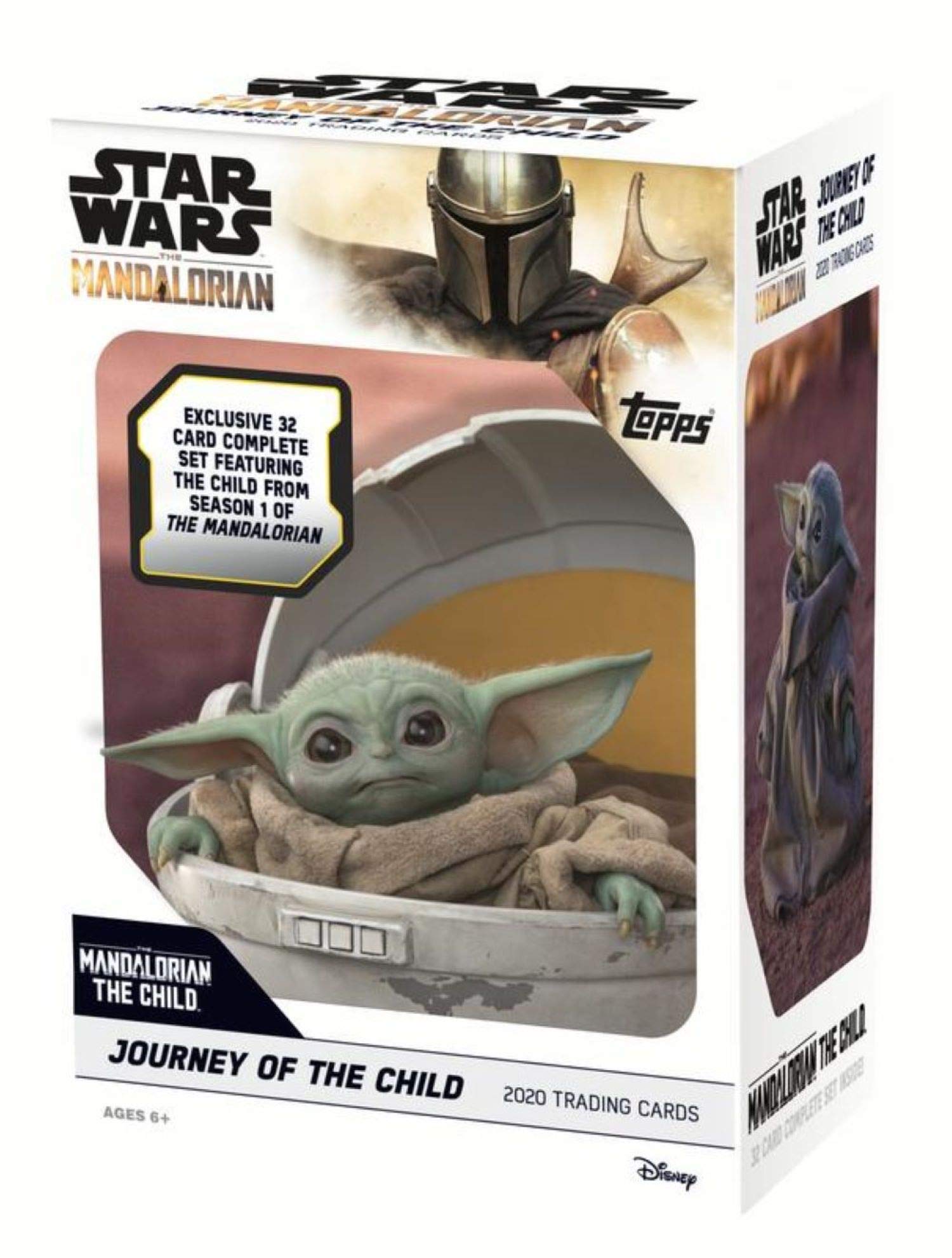 Topps The Mandalorian: Journey of The Child Star Wars Trading Cards Blaster Box- Featuring Baby Yoda | Includes Illustrated Cards & Parallels, Multicolor