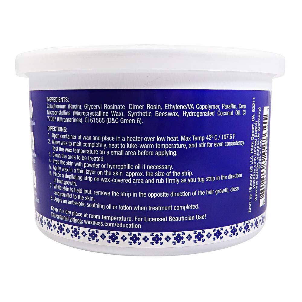 Waxness Premium Hard Wax Tin Blue Pro 14 Ounces