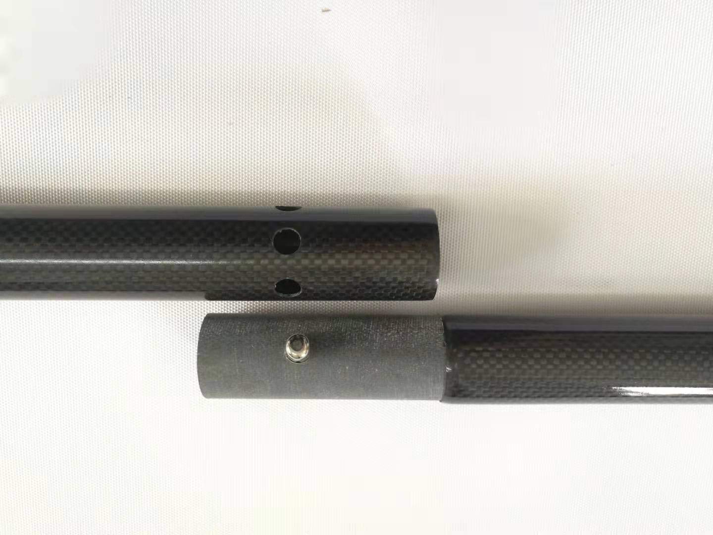 White Wolf Kayak Paddle Carbon Fiber Shaft Blue Blade
