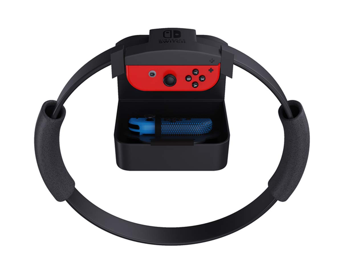 Wall Mount for Switch Ring Con, Storage Stand Wall Hook for Nintendo Switch Ring Fit Adventure Games Accessories, Organizer Holder for NS Fitness Ring, Leg Strap, Earbuds and Joy Con Controllers