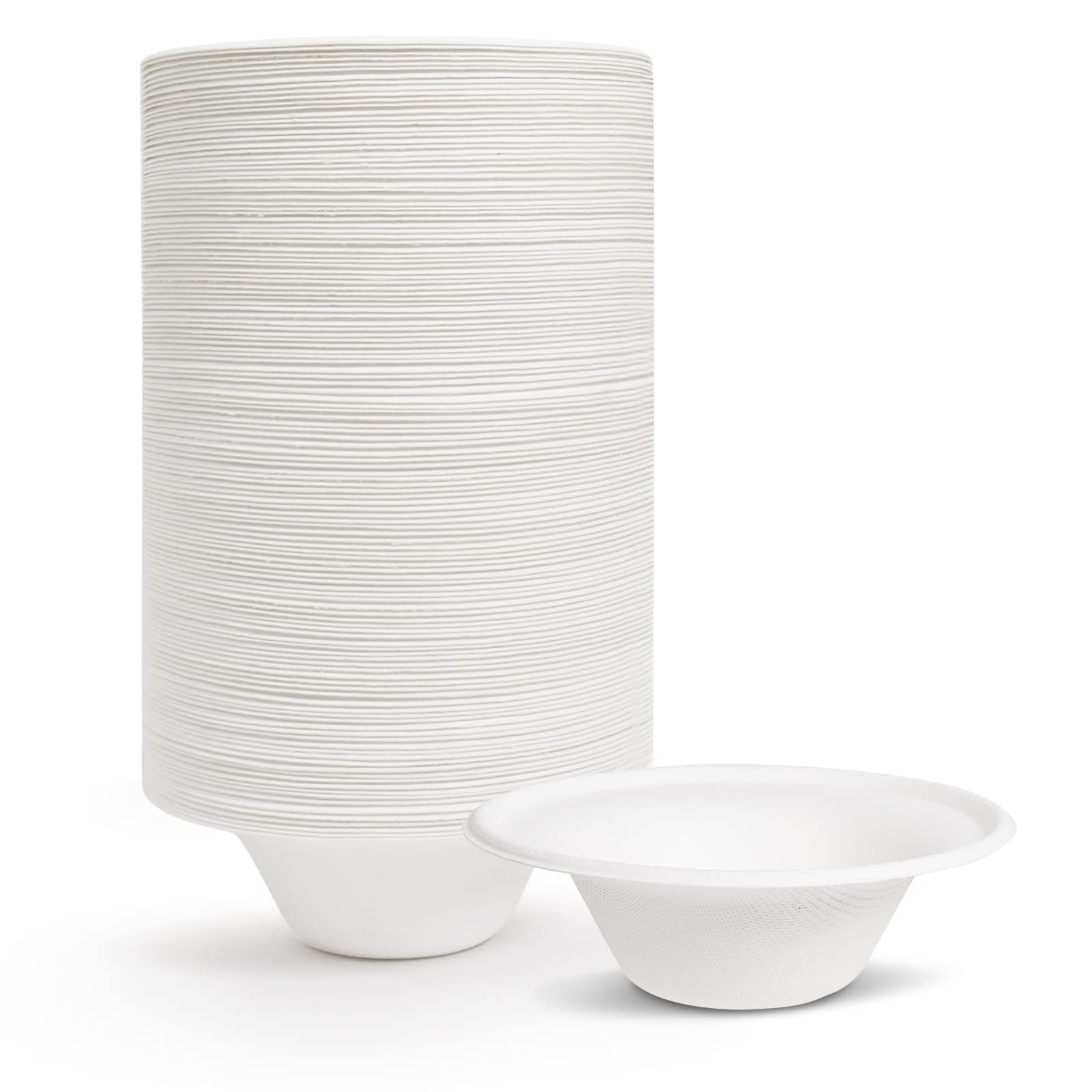 Upper Midland Products Biodegradable Small Paper Bowls 8 Oz 125 Pack