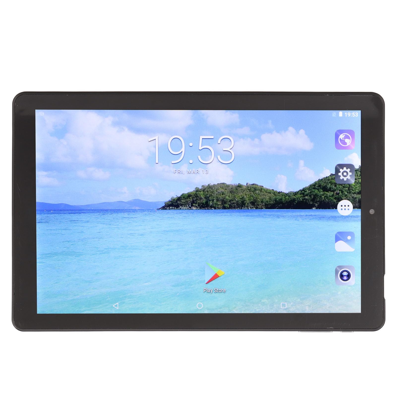 WiFi Tablet, 2 in 1 IPS Screen 10.1 Inch Digital Tablet for Learning for Entertainment (US Plug)