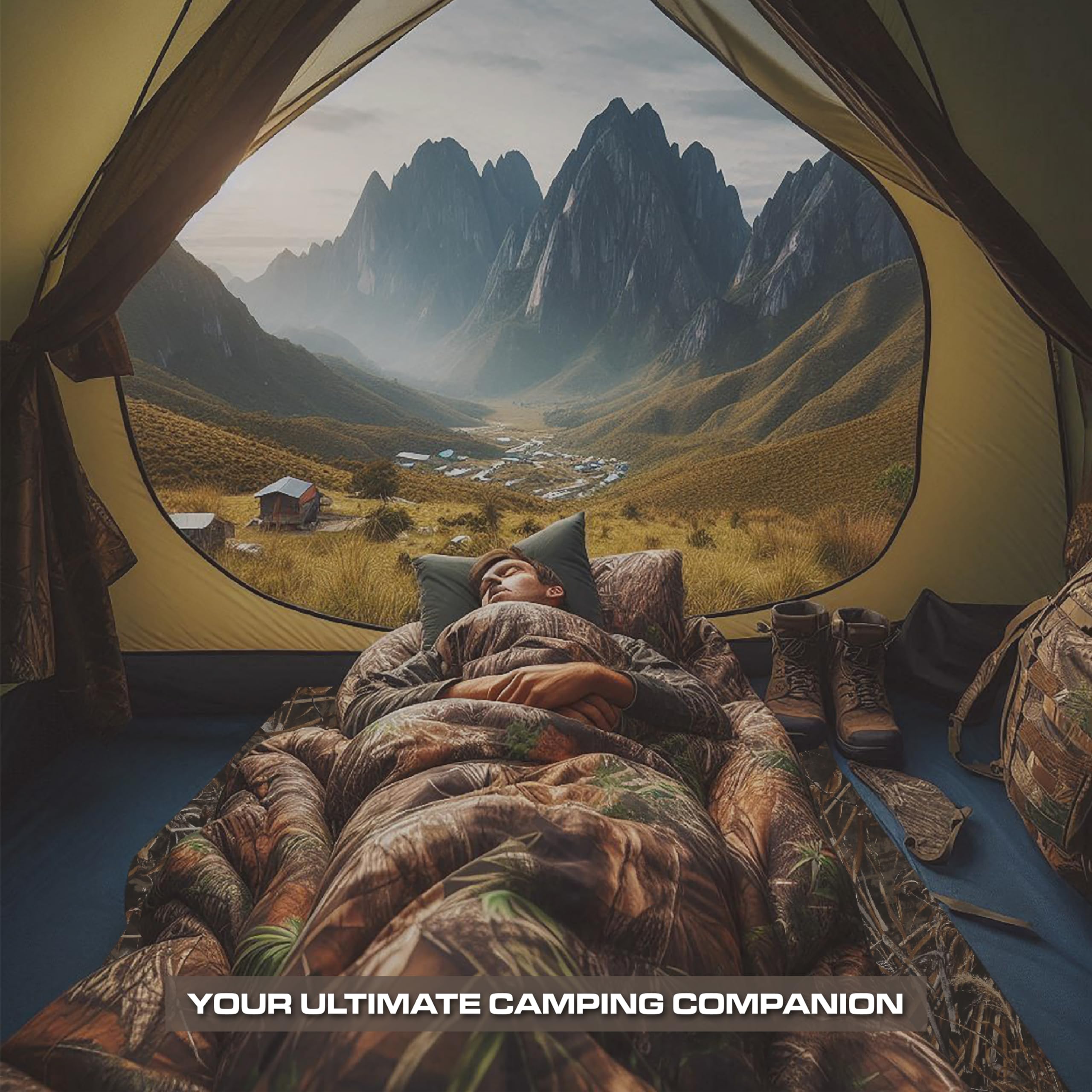 Realtree All Purpose Camo Bedding Full Sheet Set 4 Piece Polycotton Rustic Farmhouse Bedding for Lodge, Cabin & Hunting Bed Set β Perfect for Outdoor Camouflage Bedroom - (54"x 75β)