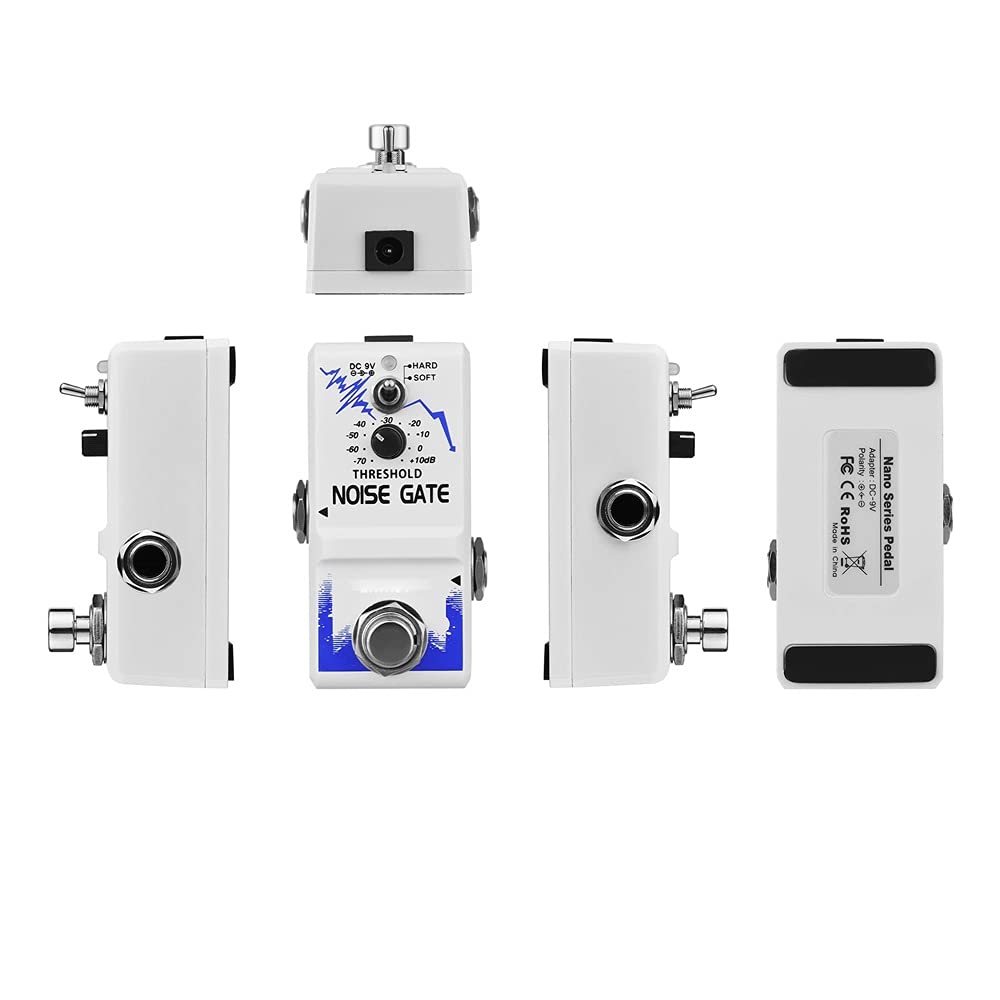 ZYZMH Guitar Pedal Single Noise Gate Guitar Effect Pedal True Bypass Zinc Alloy Shell for Guitar Accessories Parts (Color : Blue)
