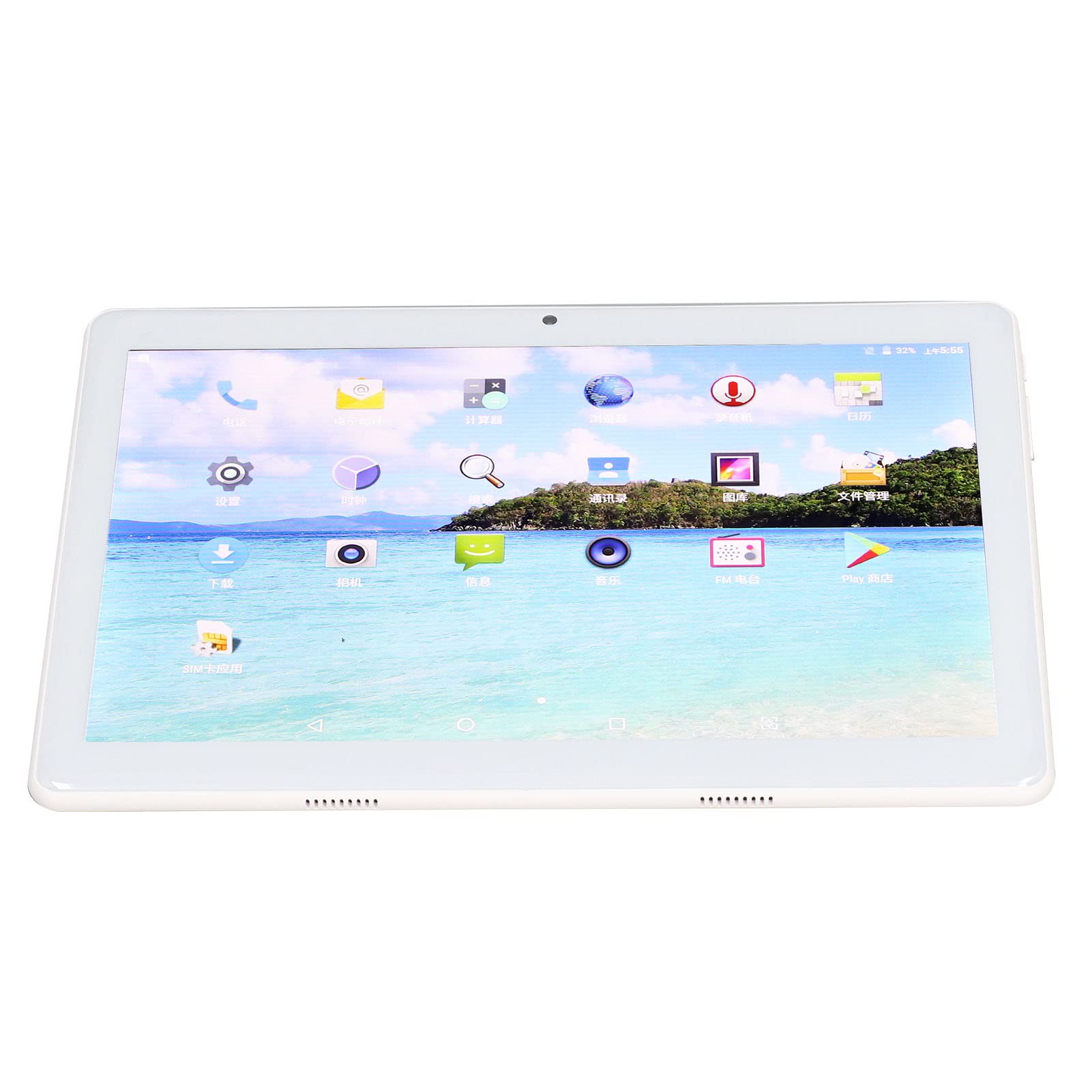 Tablet, Ultra Thin Tablet Front 2MP Rear 5MP 100β240V Metal CNC Production for Entertainment (US Plug)