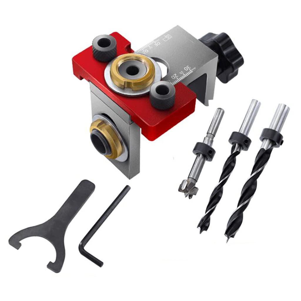 Self Centering Dowel Jig Kit Woodworking Center Finding Doweling Drill Guide Jig Kit Precise Locator Dowel Jig Locator Drill Template Guide
