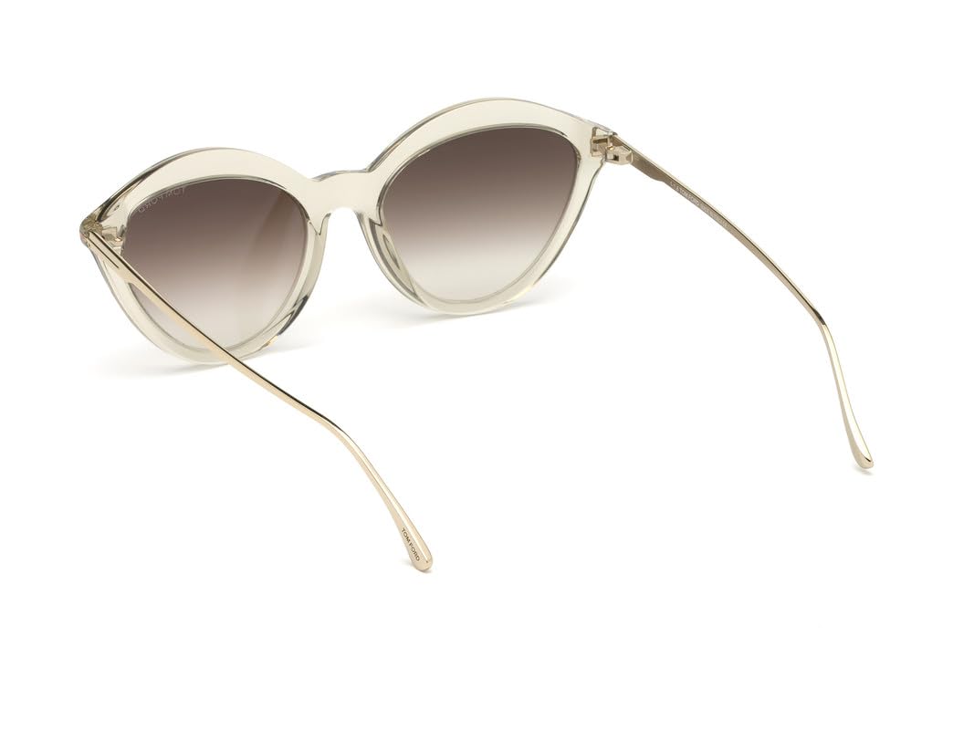 Tom Ford FT0663 20G Grey Chloe Cats Eyes Sunglasses Lens Category 2 Lens Mirror