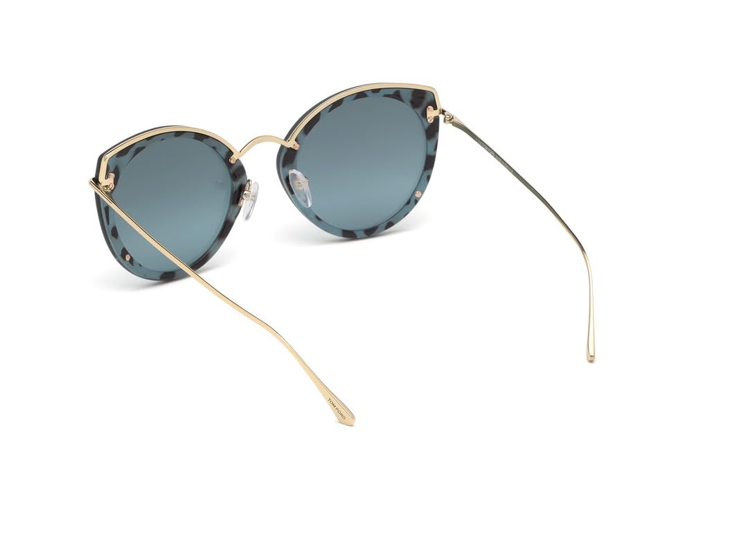 Tom Ford JESS FT 0683, Gold/blue, Women's sunglasses, 63/14/145