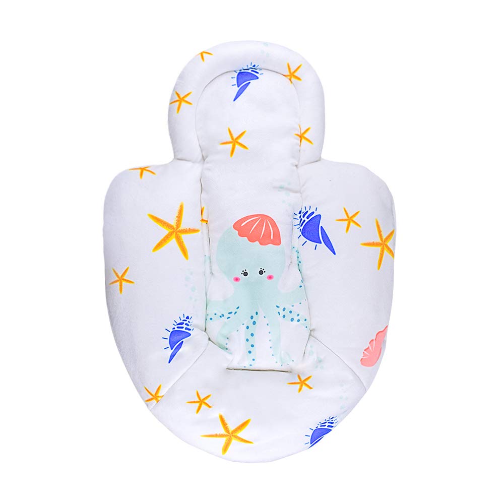 Topwon Newborn Infant Support Cushion Liner Body Support Pillow for Baby Swing/Bassinet(Octopus)