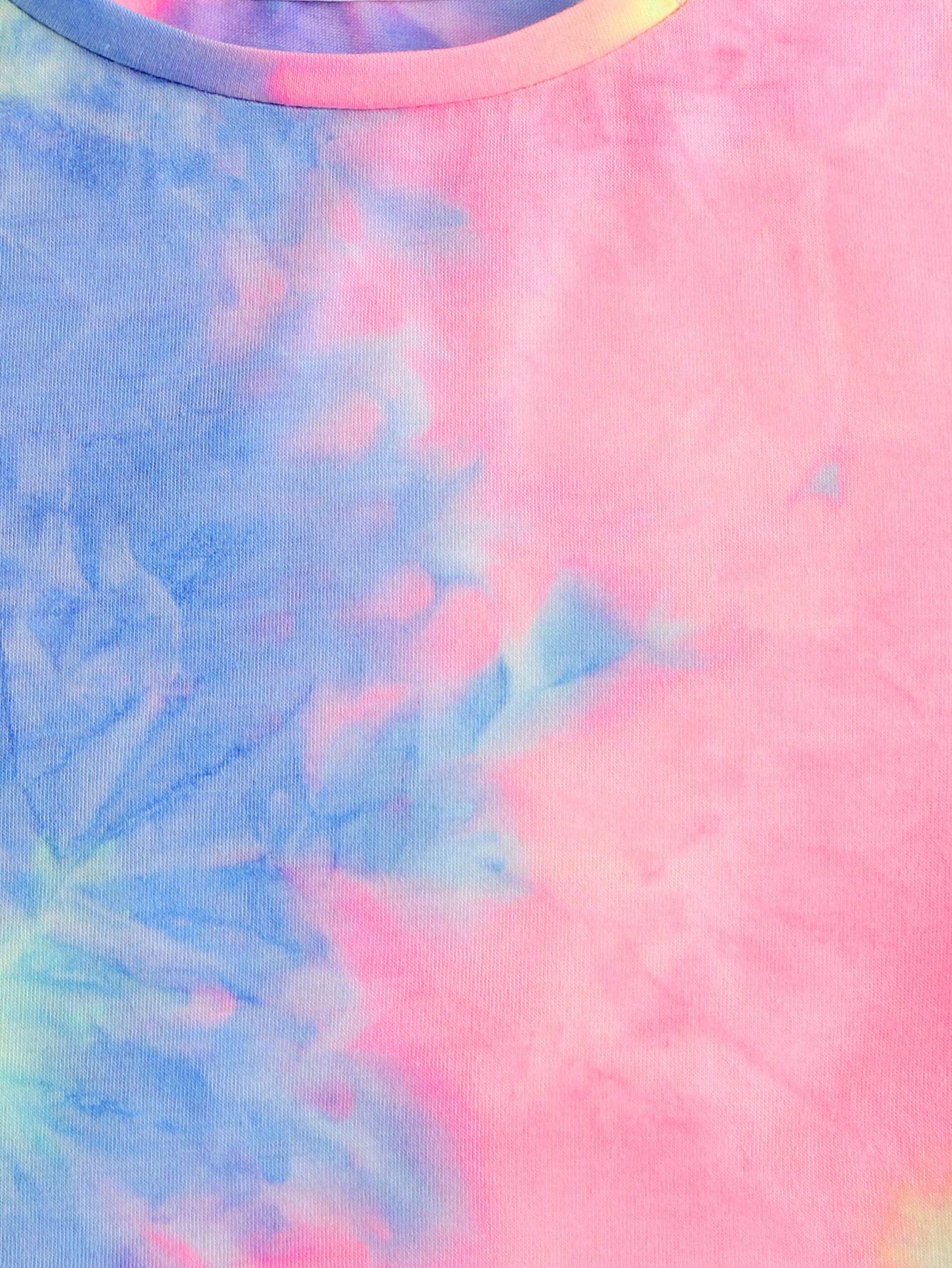 SOLY HUX Girl's 2 Piece Outfits Short Sleeve Crop Top and Skirt Set Tie Dye 11-12Y