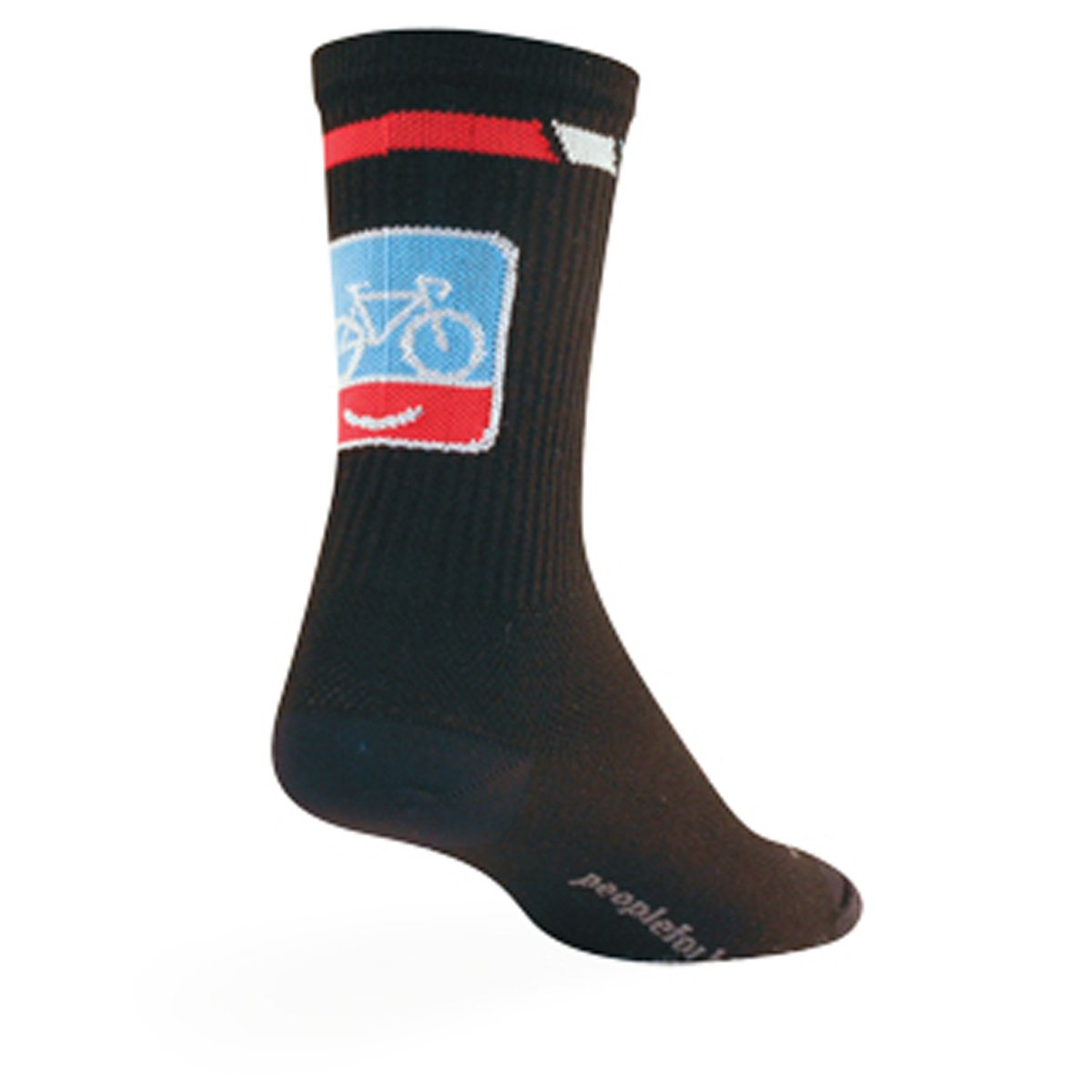 SockGuy People for Bikes Sock Black L-XL