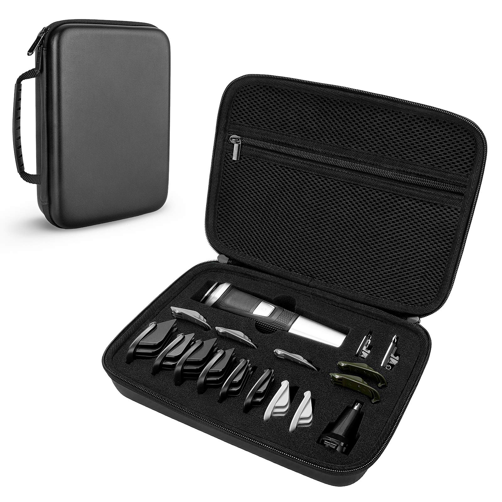 Yinke Case for Philips Norelco Multigroom Series 5000/ Series 7000, MG5750/49/ MG7750/49 Beard Trimmer & attachments, Travel Storage Bag Hard Case Organizer