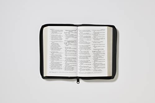 RVR60, Santa Biblia, Letra Grande, Tamaño Compacto, Leathersoft, Negro, Palabras de Jesús en Rojo (Spanish Edition)