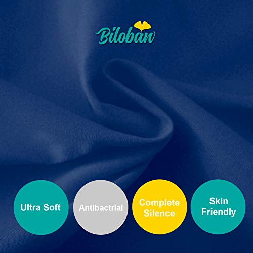 Square Pack N Play Fitted Sheets (for Square Play Yard), Perfect for New Room2 / TotBloc Portable Playard, 2 Pack, Ultra Soft Cotton Surface, Fitted Playpen Sheet, Navy Blue,Waterproof