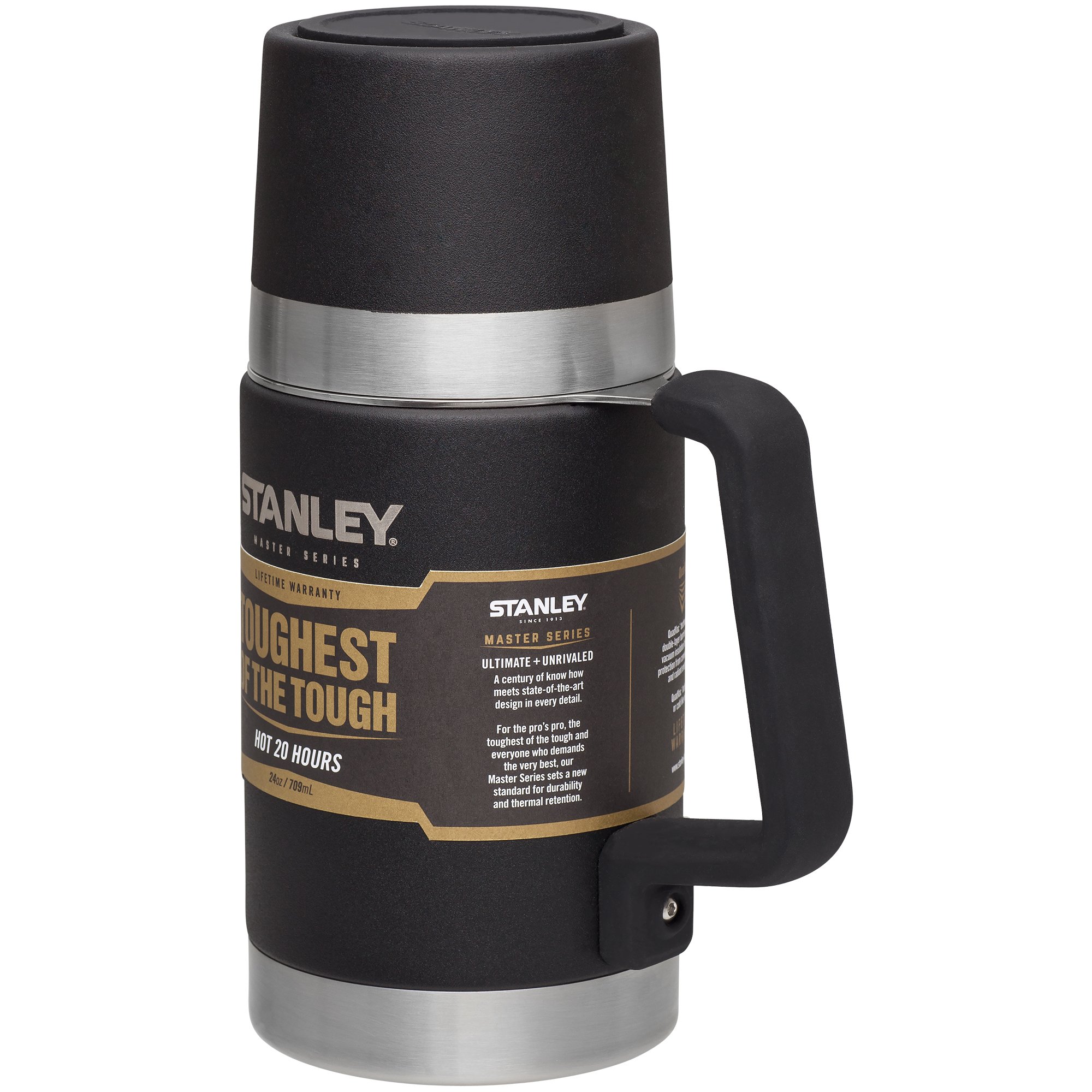 Stanley Master Vacuum Food Jar, Foundry Black, 24 oz