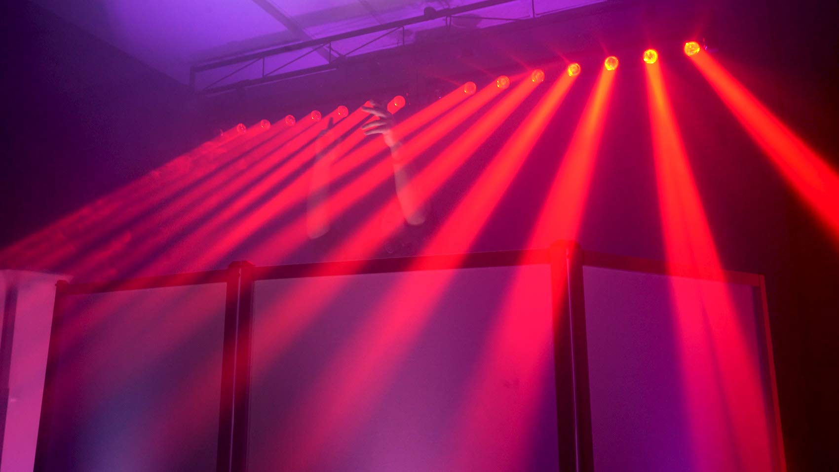 Rockville MOTIONSTRIP Motorized Moving Head RGBW Color Strip Wash/Beam Light Bar
