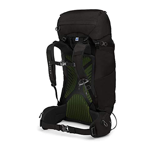 Osprey Kestrel 68L Men's Backpacking Backpack, Black, M/L