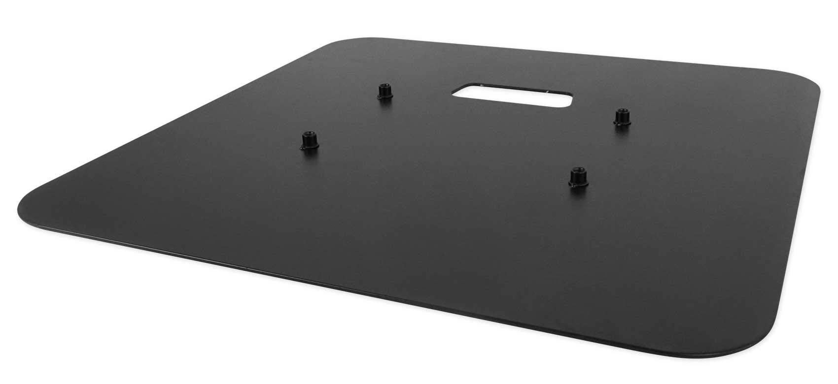 Rockville Top+Bottom Black Totem Plates to Make RTP32W/RTP82W Stands