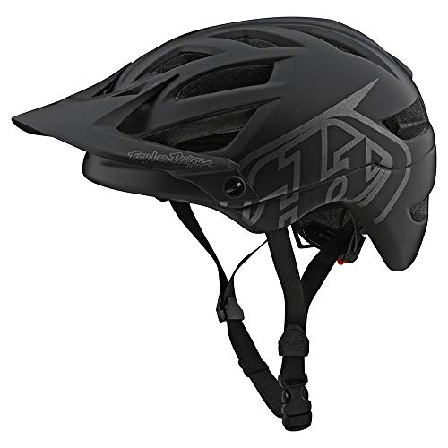 Troy Lee Designs Adult | Trail | All Mountain | Mountain Bike A1 Drone Helmet (MD/LG, Black/Silver)