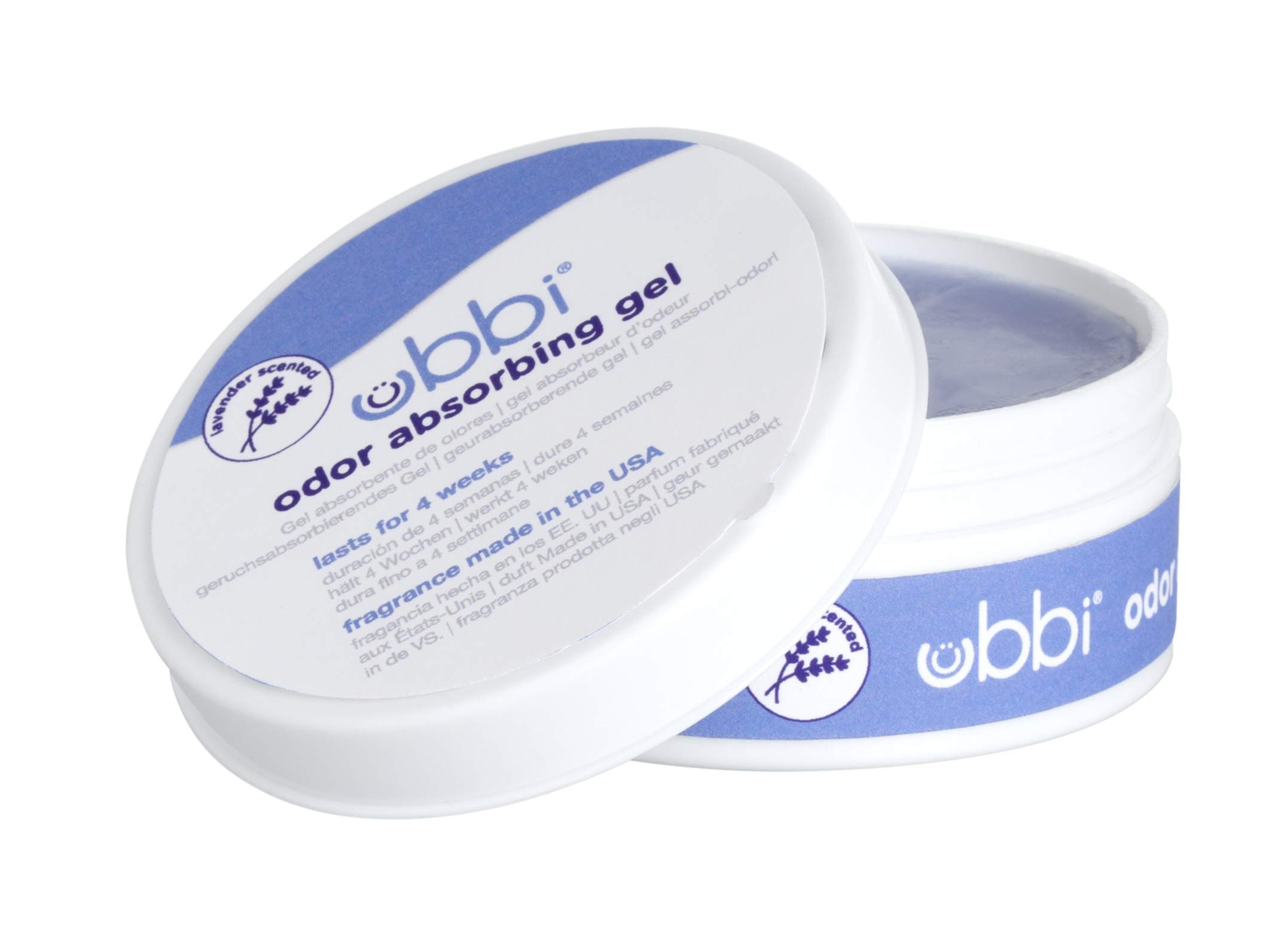 Ubbi Lavender Scented Absorbing Gel Value Pack - 3 Count Diaper Pail Odor Control for Baby Nursery