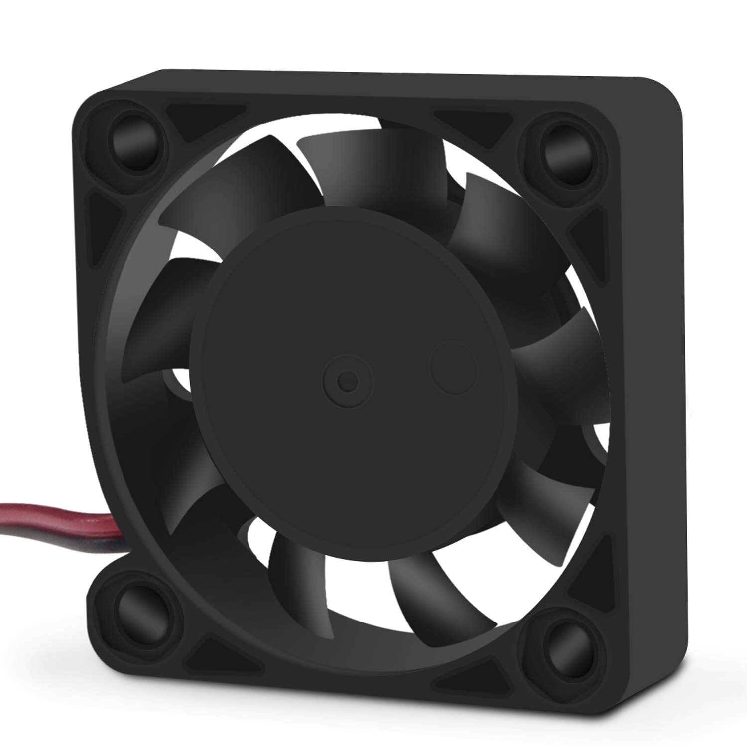 Usongshine 3D Printer Cooling Fan 40 x 40 x10mm 4010 DC 24V Cooling Fan with 2Pin Wire, 2 Packs of Mounting Screws (24V Pack of 2)