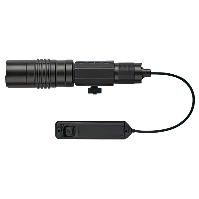 Streamlight 88090 ProTac Rail-Mount HL-X USB 1000-Lumen Rechargeable Multi-Fuel Weapon Light with Integrated Red Aiming Beam, Remote Switch, Tail Switch, and Clips, Black
