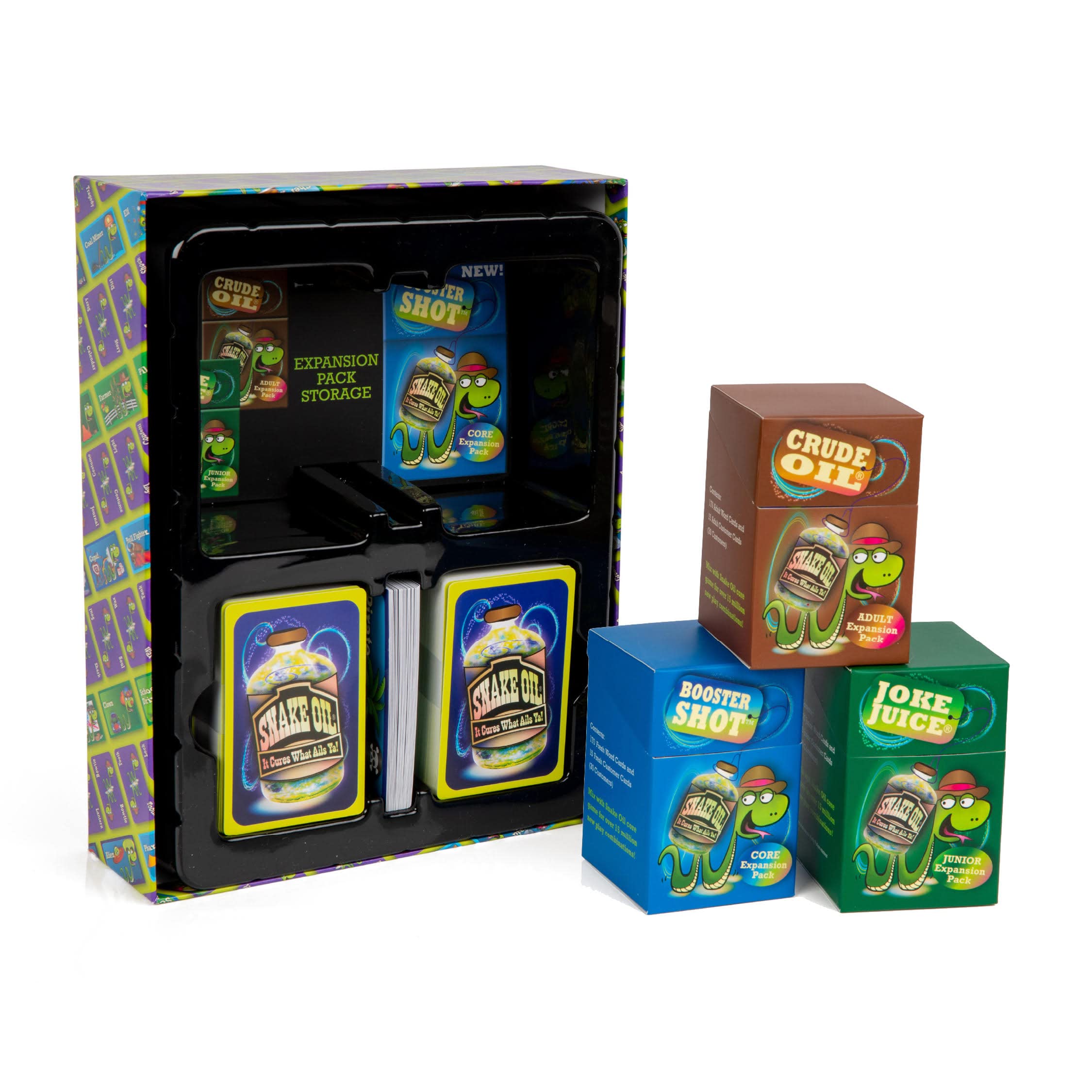 SNAKE OIL Crude Oil - Uncensored Game Expansion Pack for Adults - The Spicy Selling Party Game