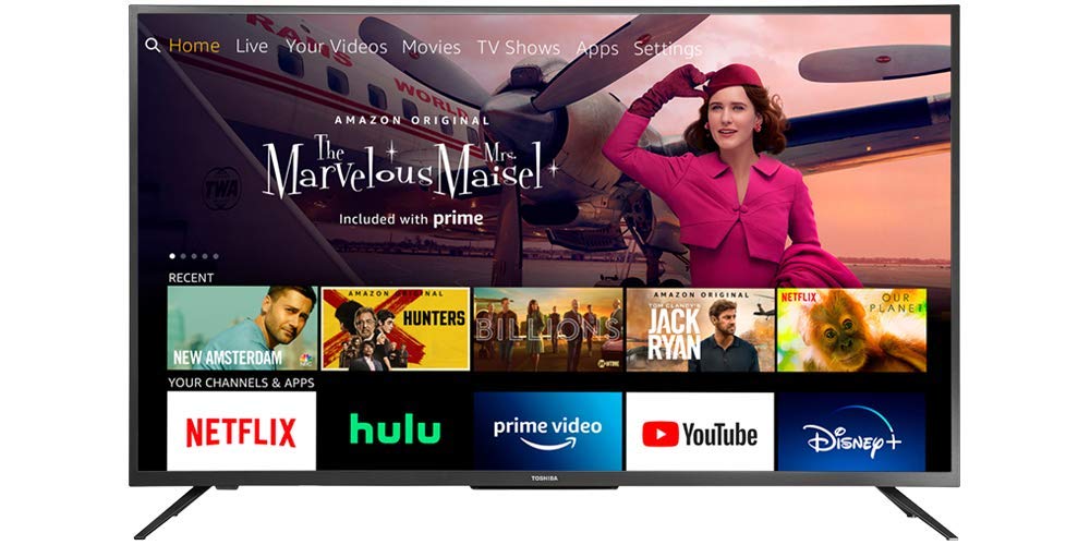 TOSHIBA 43LF621U21 43-inch Smart 4K UHD with Dolby Vision - Fire TV, Released 2020