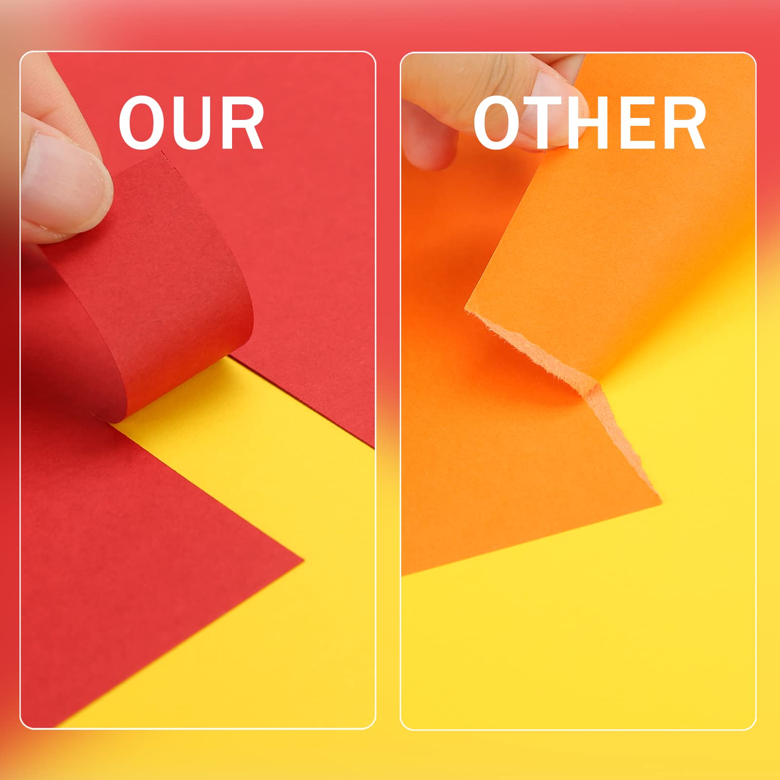 Shindel 150Sheets Construction Paper, 10 Colors Heavyweight Construction Paper, Bulk School Supplies for Kids, Classroom Supplies for Preschool