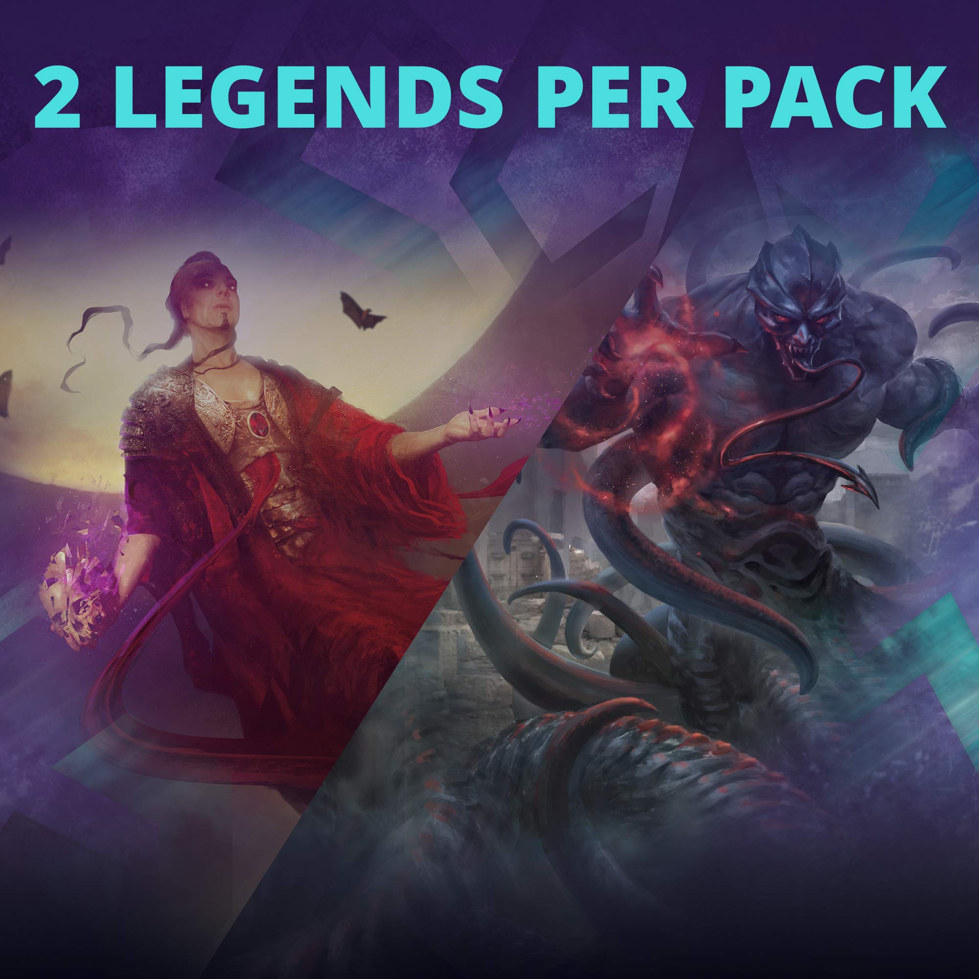 Wizards of The Coast Magic: The Gathering Commander Legends Draft Booster Box | 24 Booster Packs (480 Cards) | 2 Legends Per Pack | Factory Sealed
