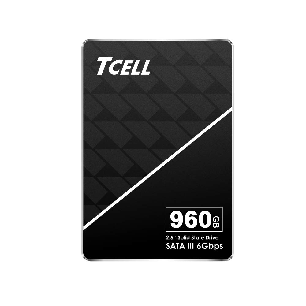 TCELL TT550 960GB 3D Nand Sata III 2.5'' Internal SSD- Reads/Writes up to 550/480 MB/s