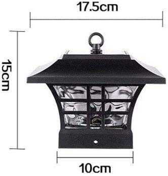 zeyujie Landscape Courtyard Home Dual-Purpose Pillar Headlights Outdoor Garden Wall Waterproof Solar Street Lights