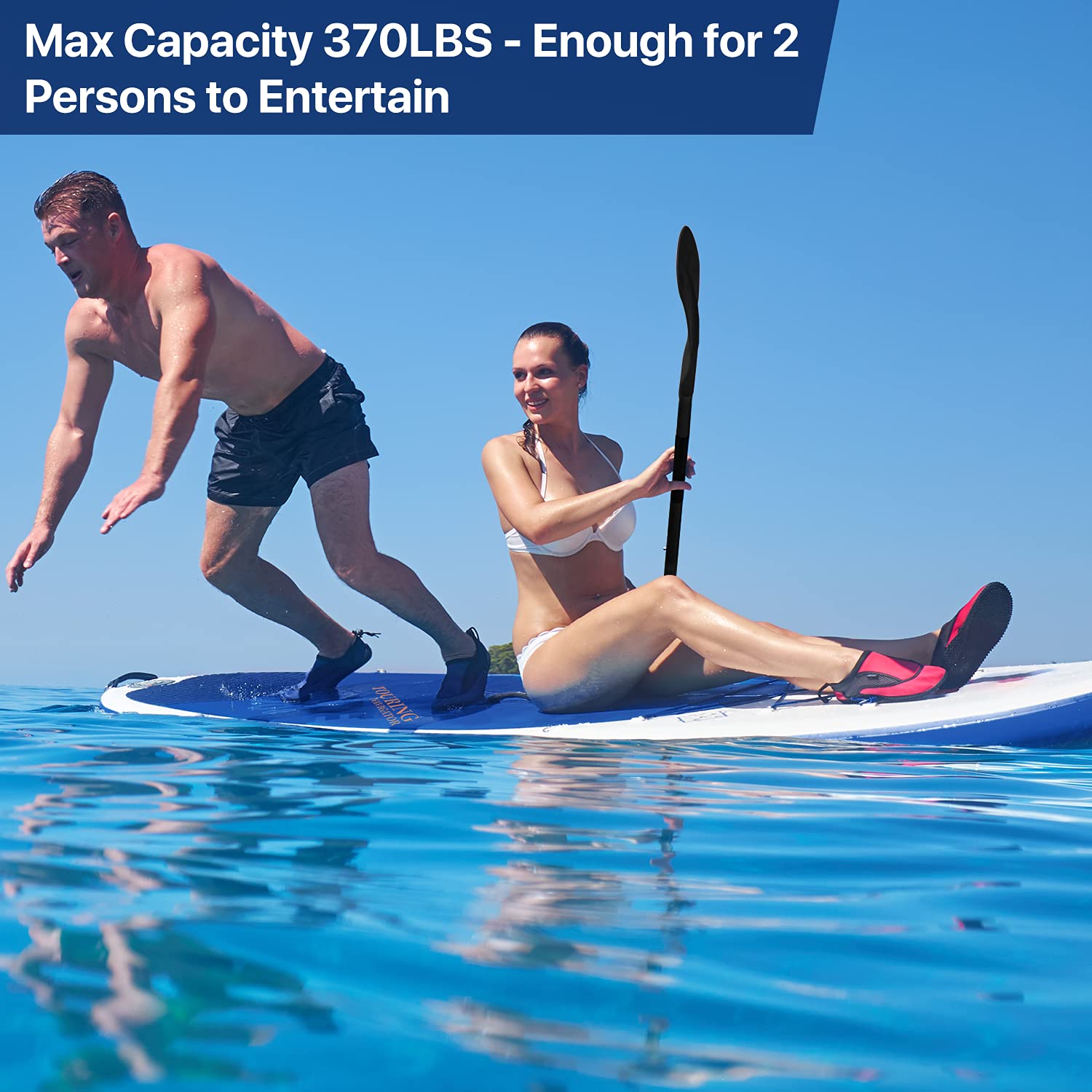 Soopotay SUP Inflatable Paddle Boards for Adults, 11'6'' x 32'' x 6'' Stand Up Paddleboard, Blow Up Paddle Board with Kayak Function, iSUP Package Includes