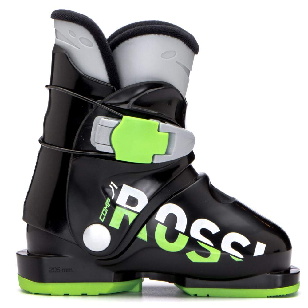 Rossignol Comp J1 Ski Boots Kid's Sz 13k (19.5) Black