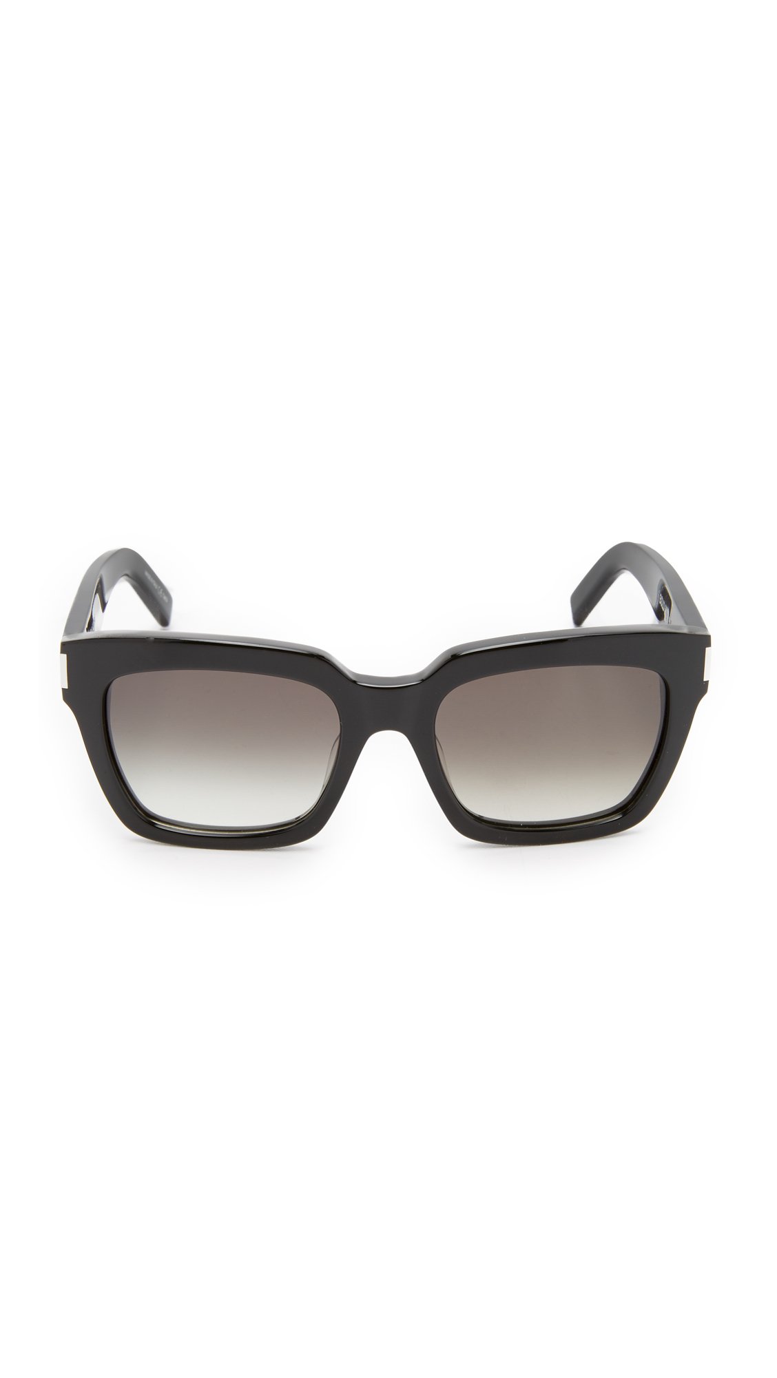 Saint Laurent Women's Bold 1 Black/Grey Gradient