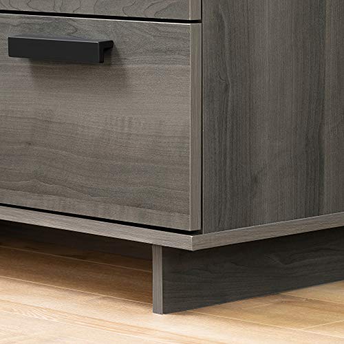 South Shore Cavalleri 6-Drawer Double Dresser, Gray Maple