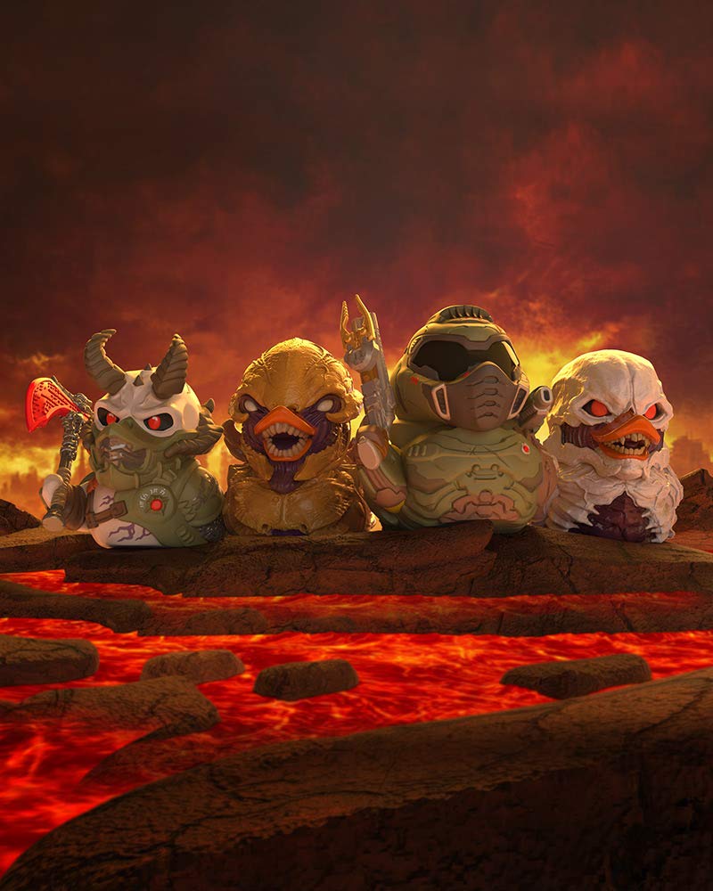 TUBBZ Doom Doom Slayer Collectible Duck Figurines β Official Doom Merchandise β Unique Limited Edition Collectors Vinyl Gift