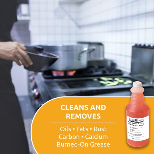 Stera Sheen - Grill Cleaner - Food Safe, Non-Caustic Formula - Restaurant & Cafe Quality Cleaner for Flat Top Grills and Griddles - Eliminate Tough Encrusted Grease - 32 fl oz Bottle (1 count)