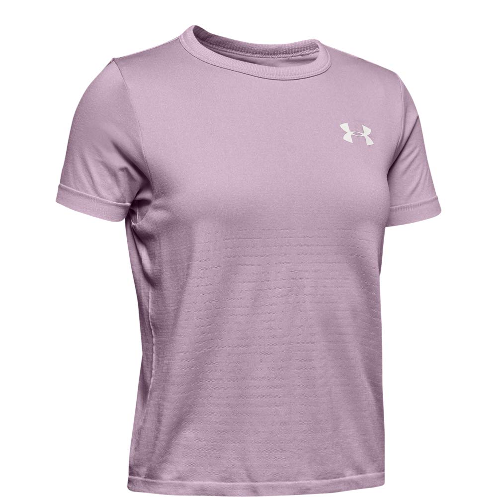 Under Armour Infinity Short-sleeve Shirt, Pink Fog (694)/Summit White, Youth Large
