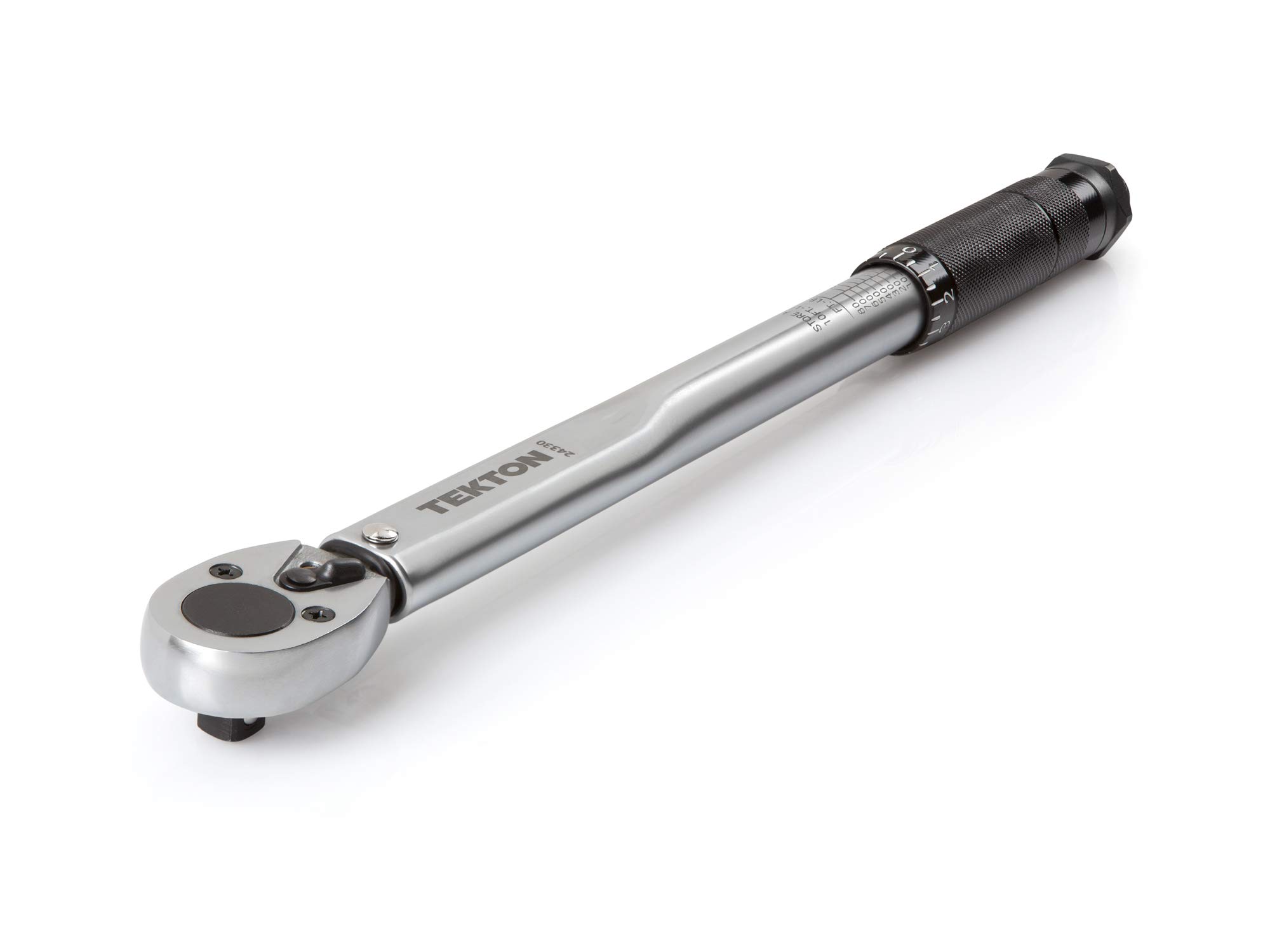 TEKTON 1/2 Inch Drive Click Torque Wrench (10-150 ft.-lb.) | 24335 & 3/8 Inch Drive Click Torque Wrench (10-80 ft.-lb.) | 24330