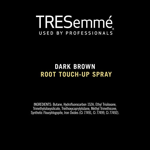 TRESemmé Root Touch-Up Temporary Hair Color Dark Brown Hair Ammonia-free, Peroxide-free Root Cover Up Spray 2.5 oz