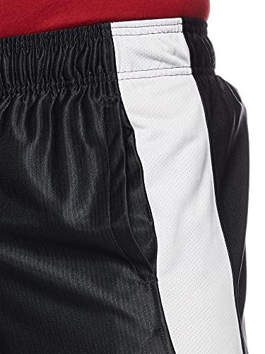 Under Armour Men's Perimeter Basketball Shorts , Black (001)/Halo Gray , Large