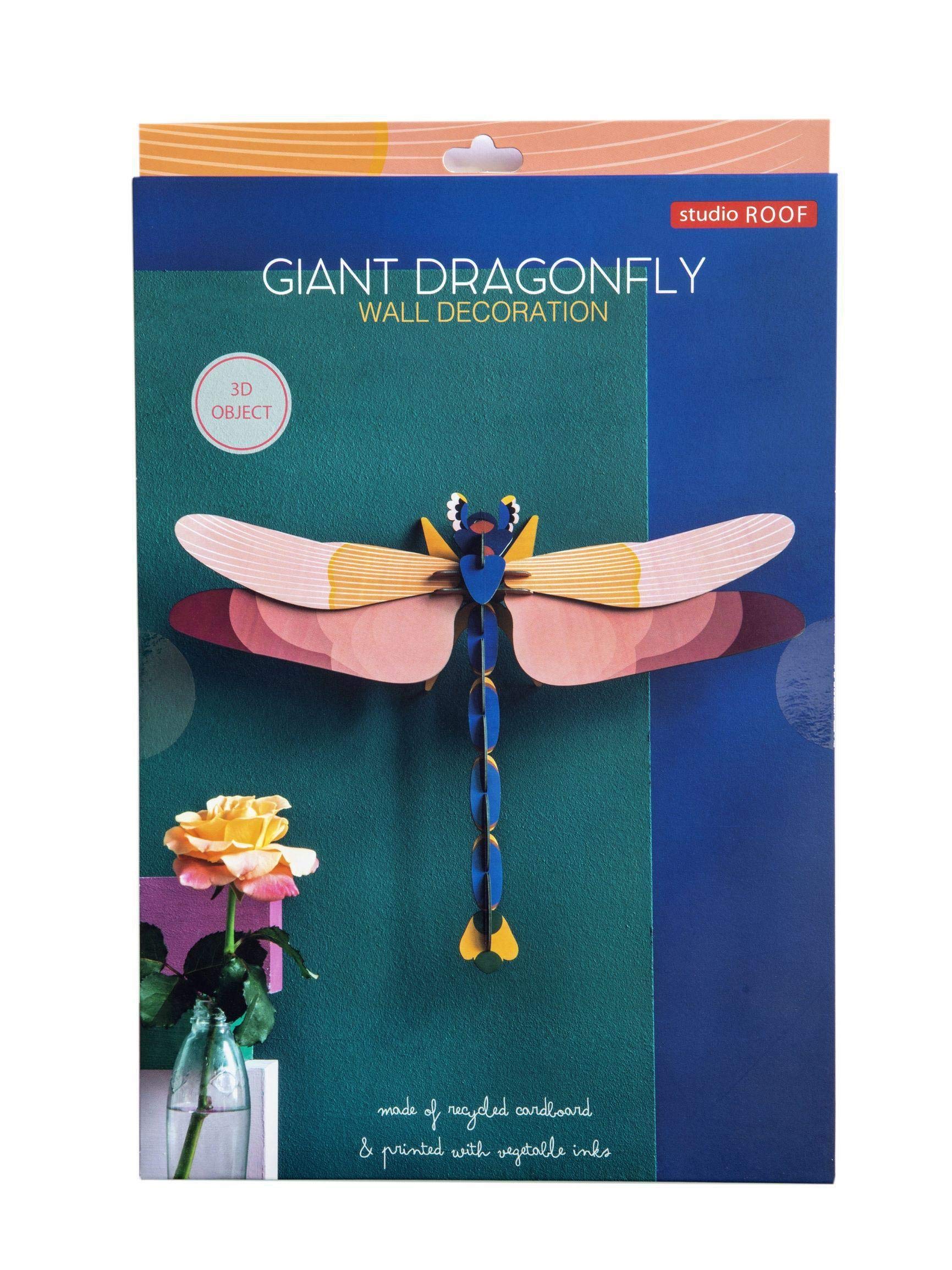 Studio Roof 3D Wall Decoration, Large Giant Dragonfly (TTM72)
